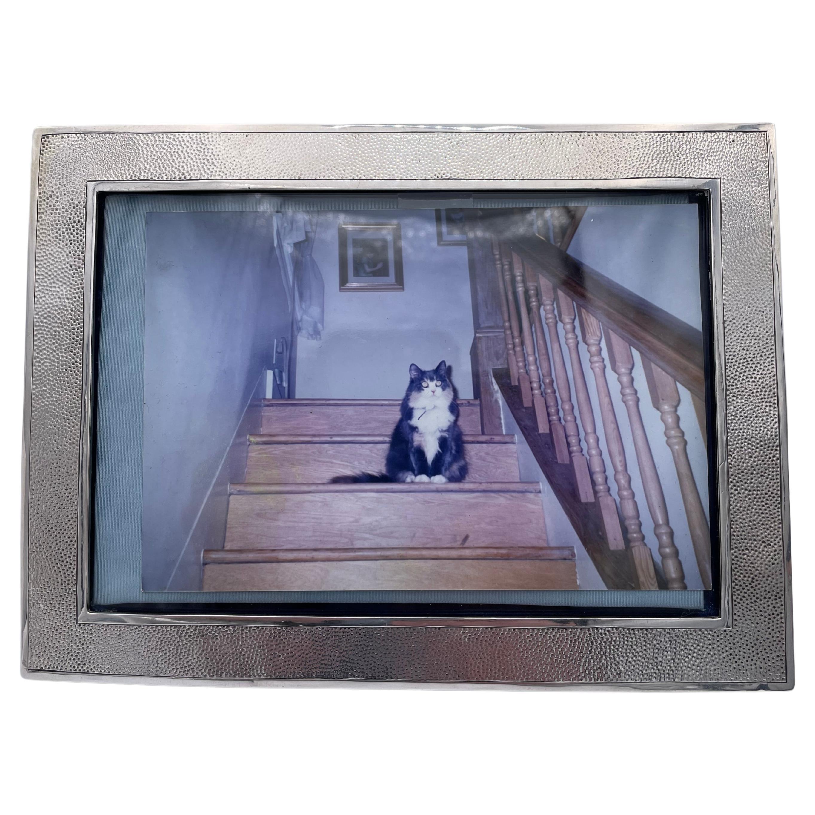 Antique Chinese Export Silver Photograph Frame For Sale at 1stDibs