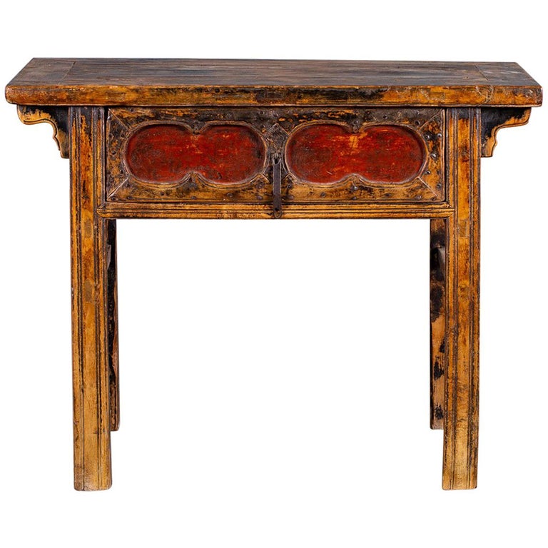Antique Chinese Table with Drawer Kuang Hsu Period, China, circa 1875 ...