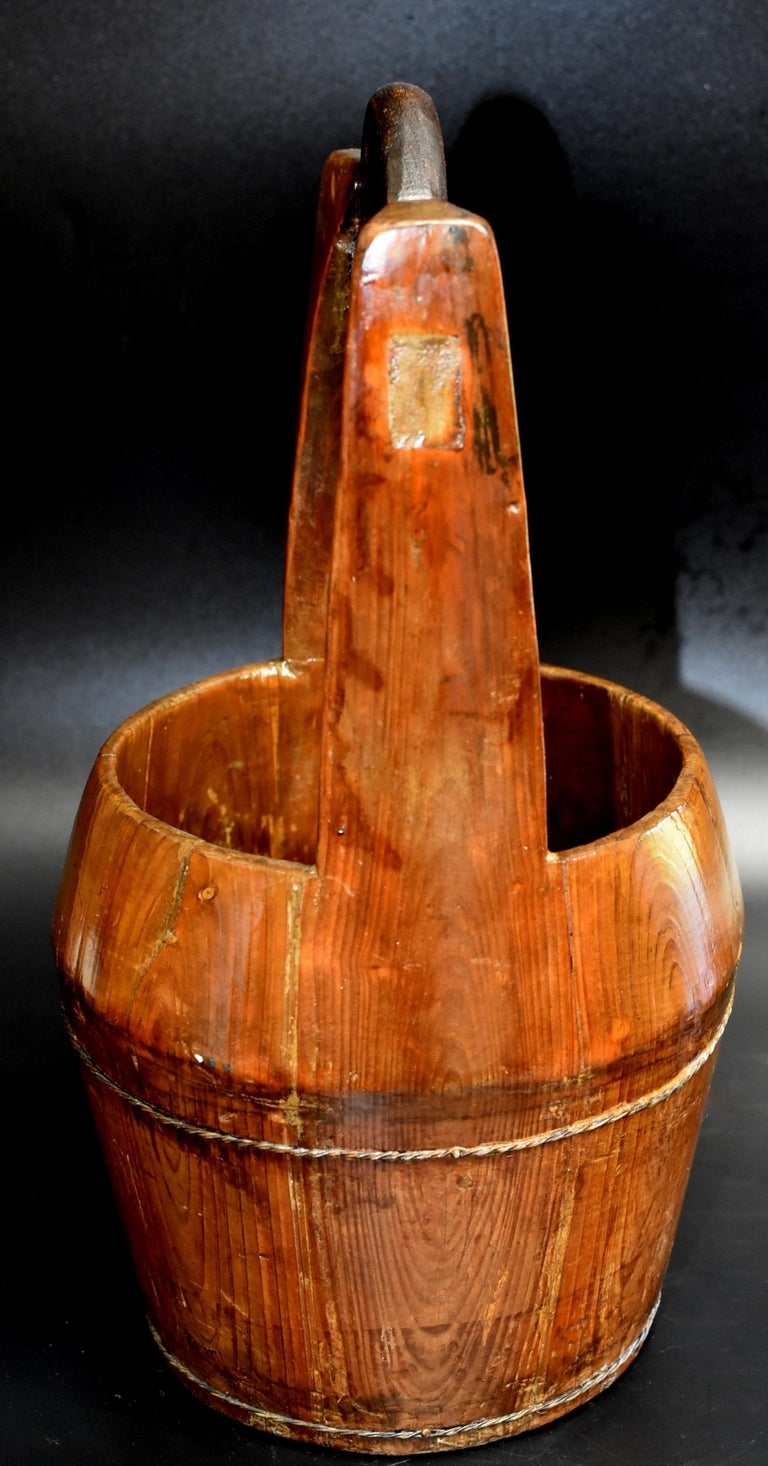 Antique Chinese Water Basket at 1stDibs