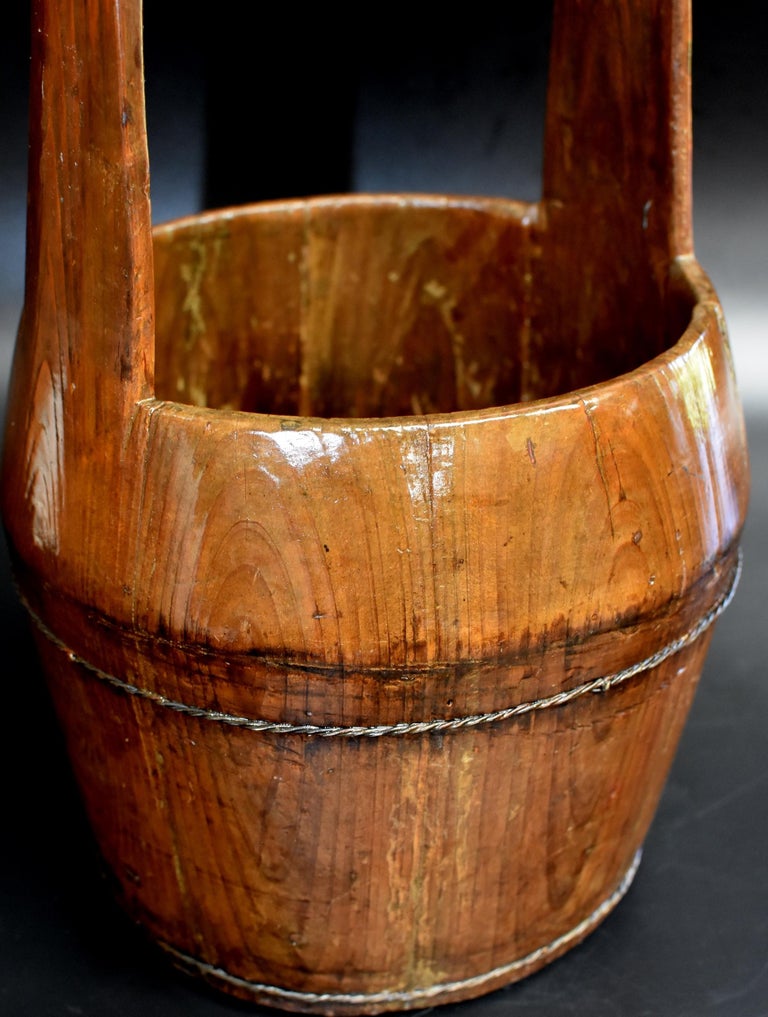 Antique Chinese Water Basket at 1stDibs