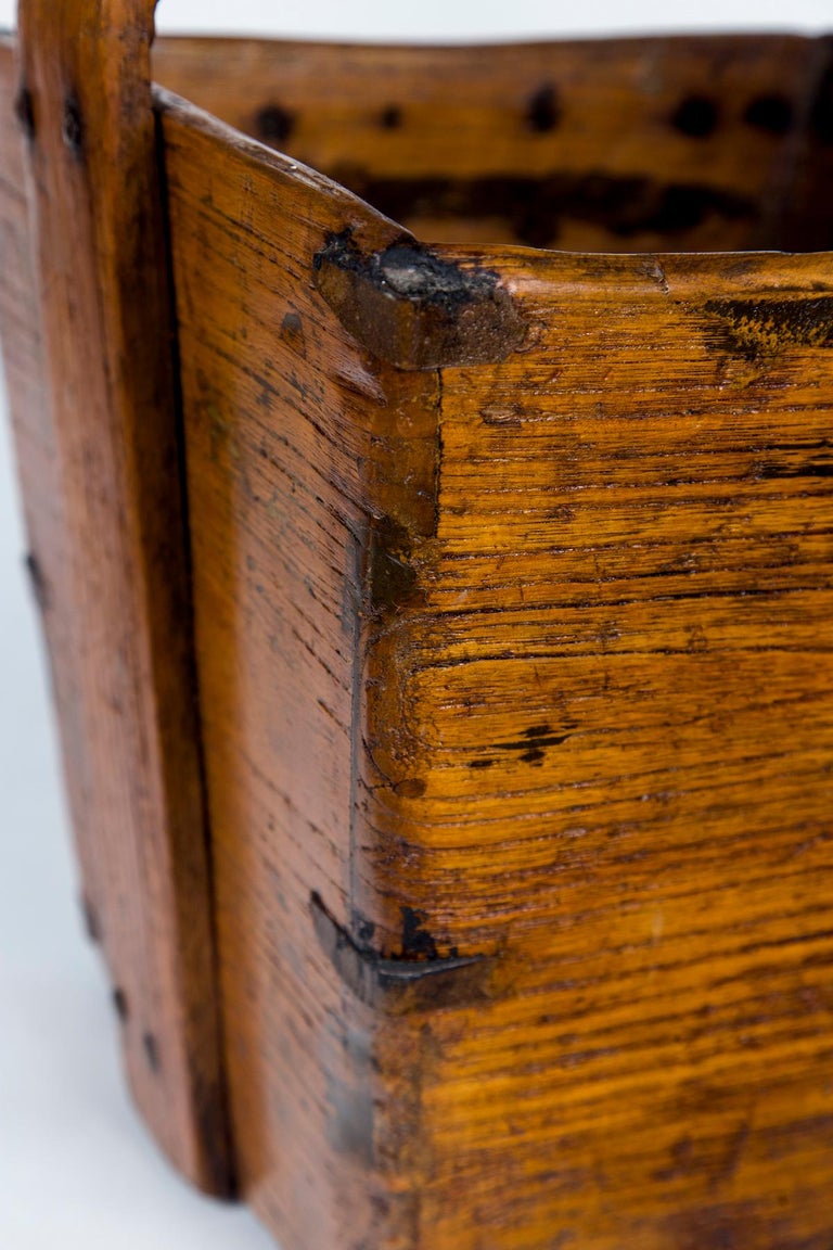 Antique Chinese Wooden Water Bucket, Early 20th Century at 1stDibs ...