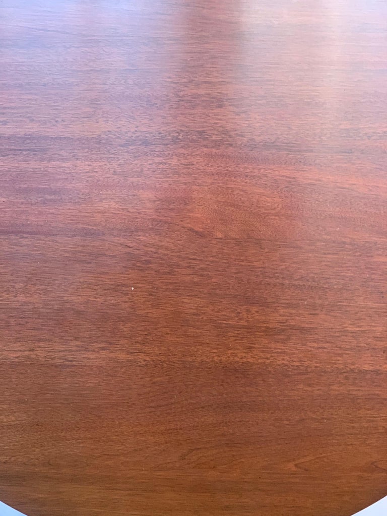 Antique Chippendale Mahogany Round Tilt-Top Dining Bistro Card Table at ...