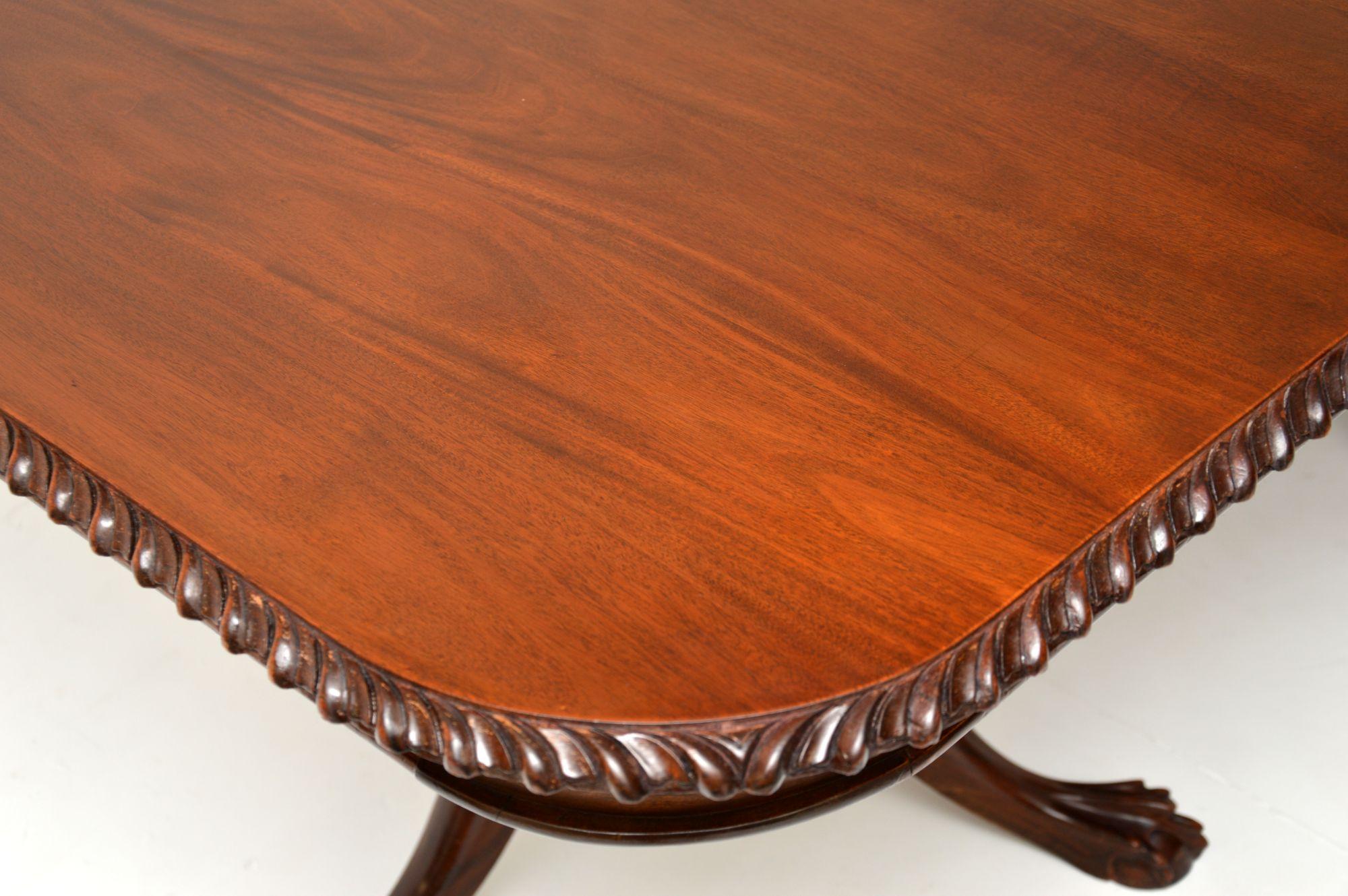 Antique Chippendale Style Extending Dining Table at 1stDibs