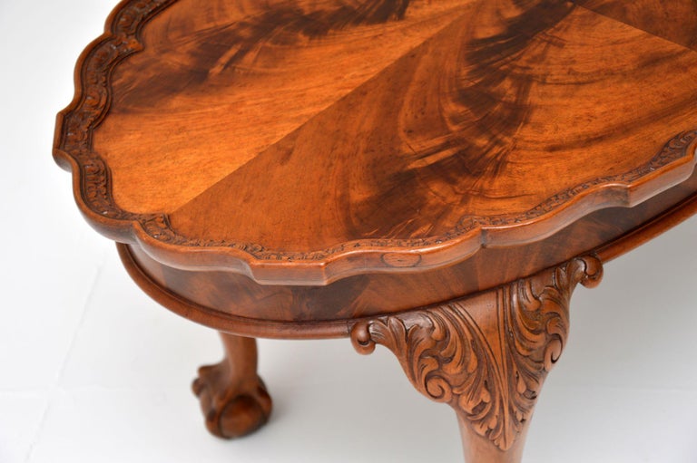Antique Chippendale Style Pie Crust Coffee Table at 1stDibs ...