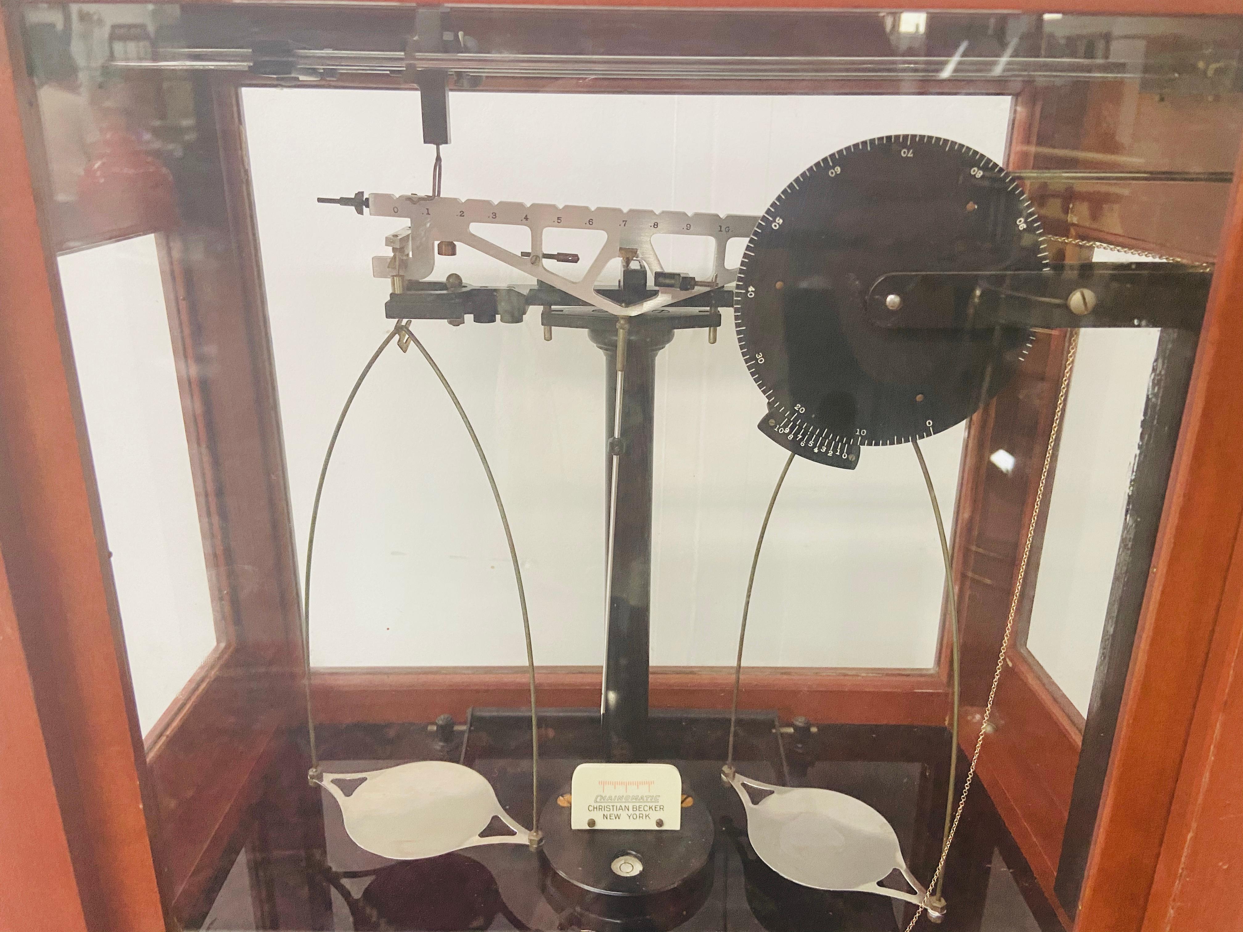 Antique Christian Becker New York Chainomatic Balance or Scale at ...