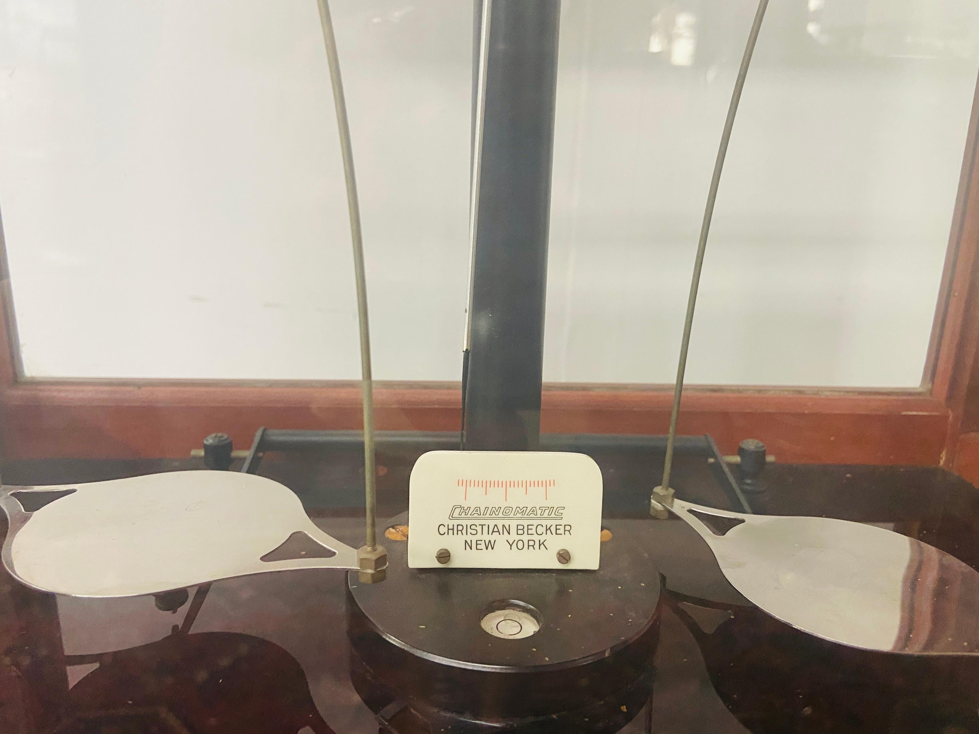 Antique Christian Becker New York Chainomatic Balance or Scale at ...