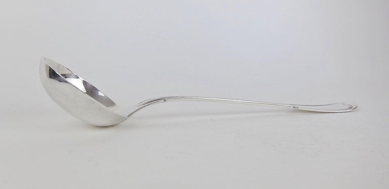 Antique Christofle Large Ladle and Serving Spoon in Original Box, 1878 ...