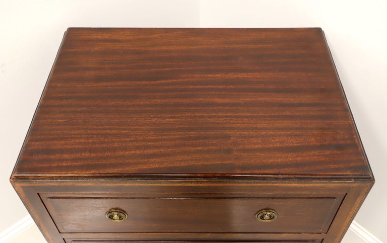 Antique Circa 1900 Mahogany Bedside / Chairside Chest w/ Cabinet and ...