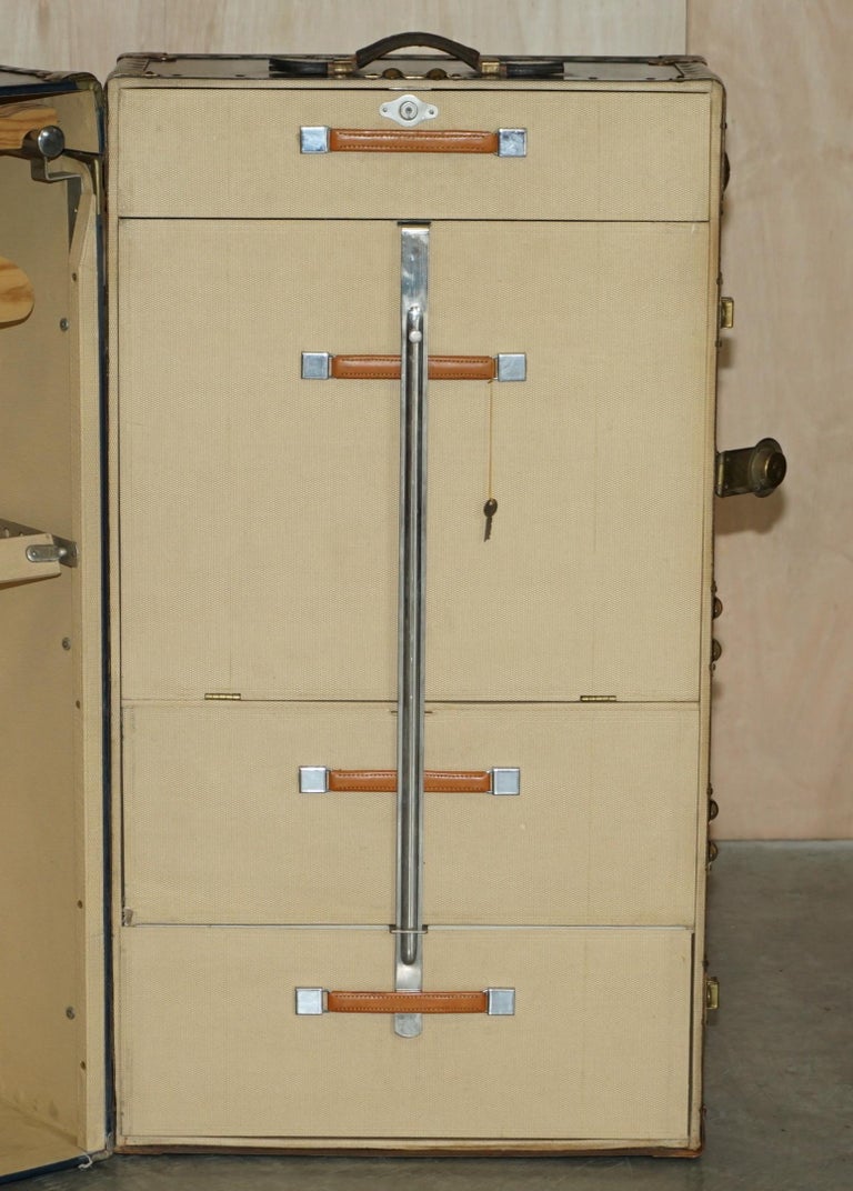 Antique circa 1920's Pakawa Steamer Wardrobe Trunk or Chest Totally ...