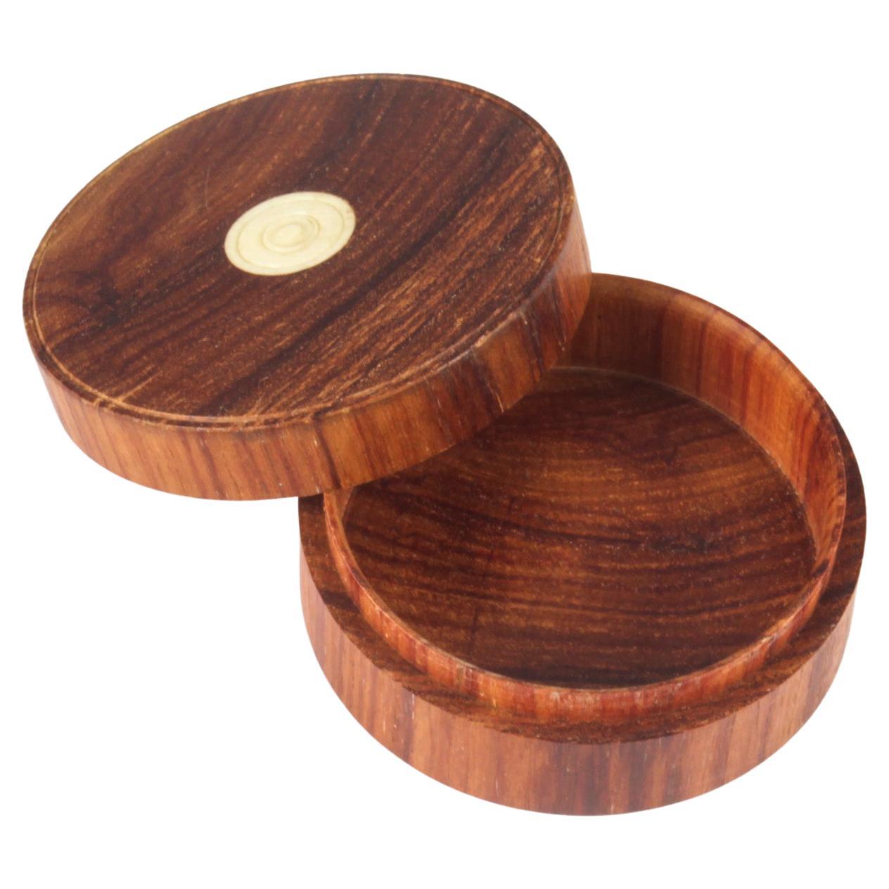 Vintage Walnut Cigar Humidor, 20th Century at 1stDibs