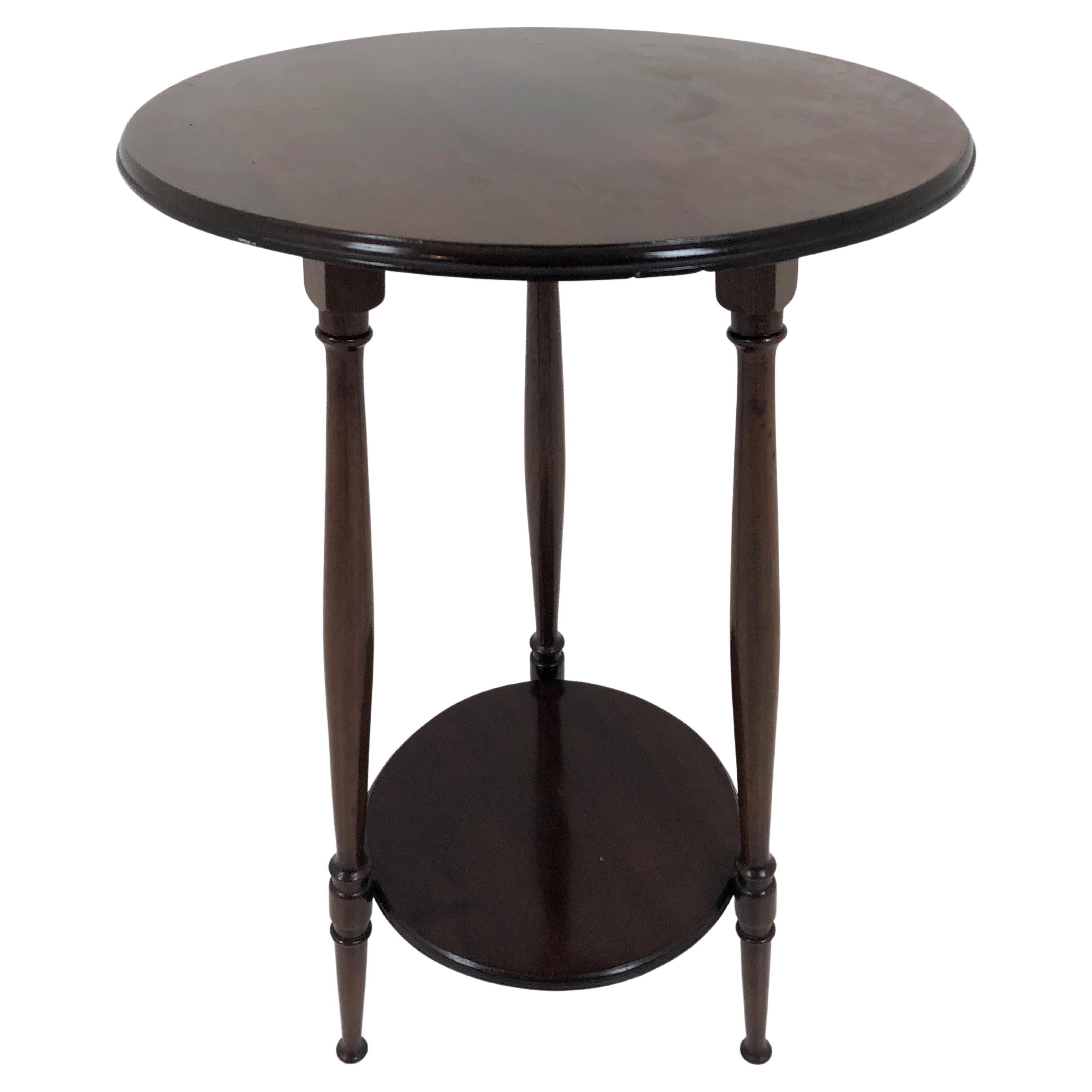 Antique Victorian Circular Bamboo Table Two Tier Oriental, Scotland ...