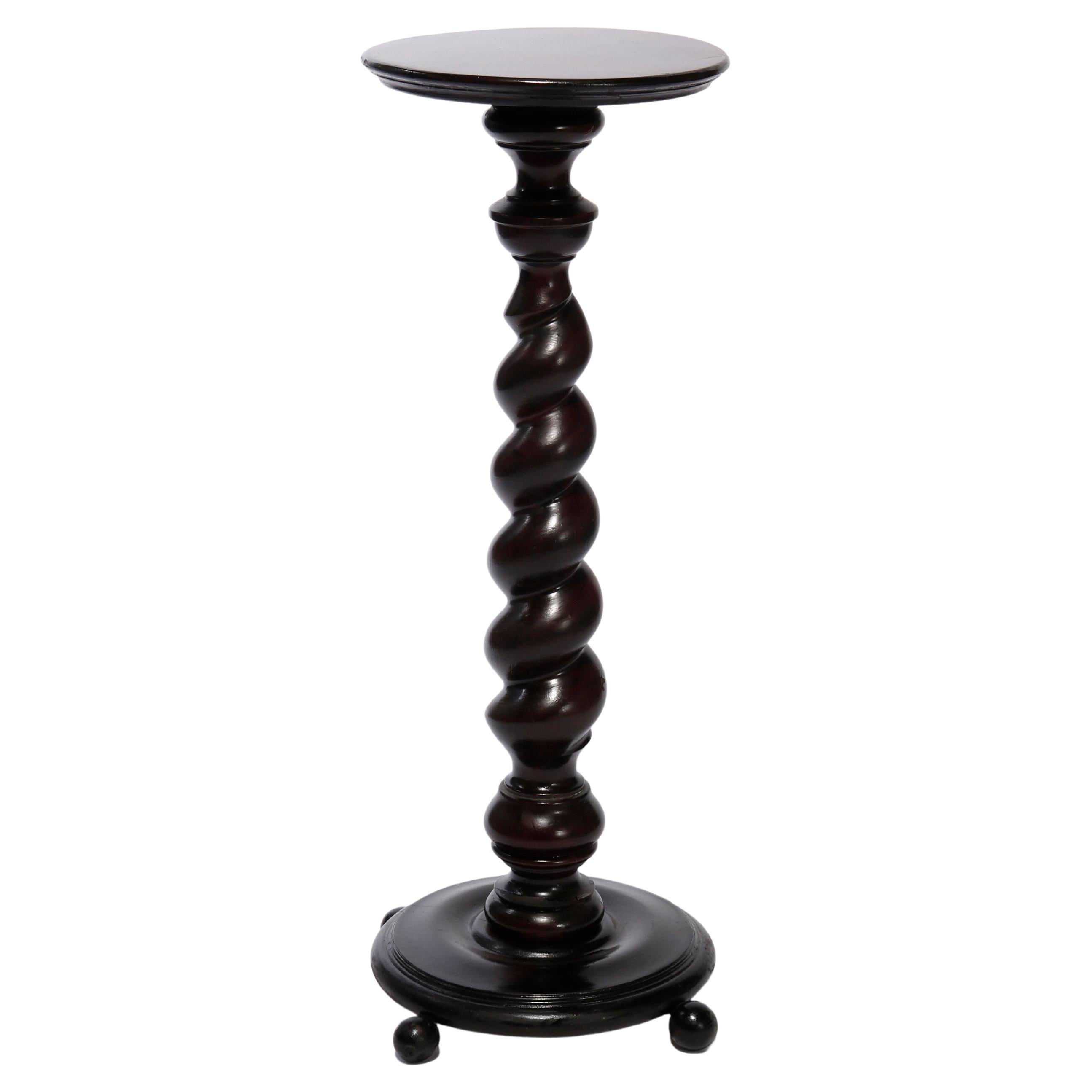 Antique Classical Mahogany Sculpture Pedestal circa 1910 at 1stDibs