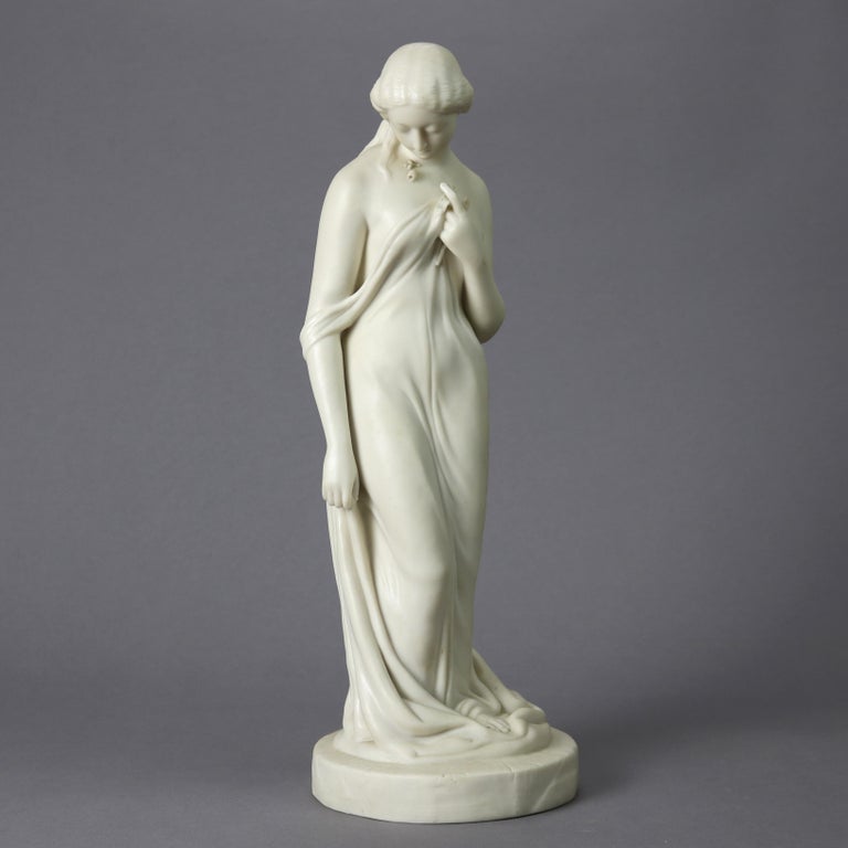 Antique Classical Parian Sculpture, Statue of a Woman, 19th Century For ...