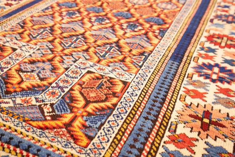 Antique Classical Prayer 'Mihrab' Design Caucasian Daghestan Rug, 19th ...