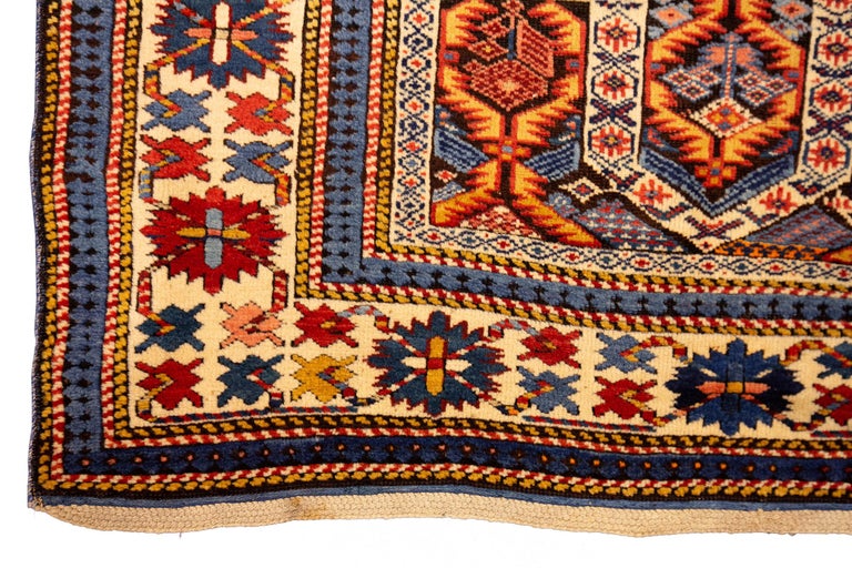 Antique Classical Prayer 'Mihrab' Design Caucasian Daghestan Rug, 19th ...