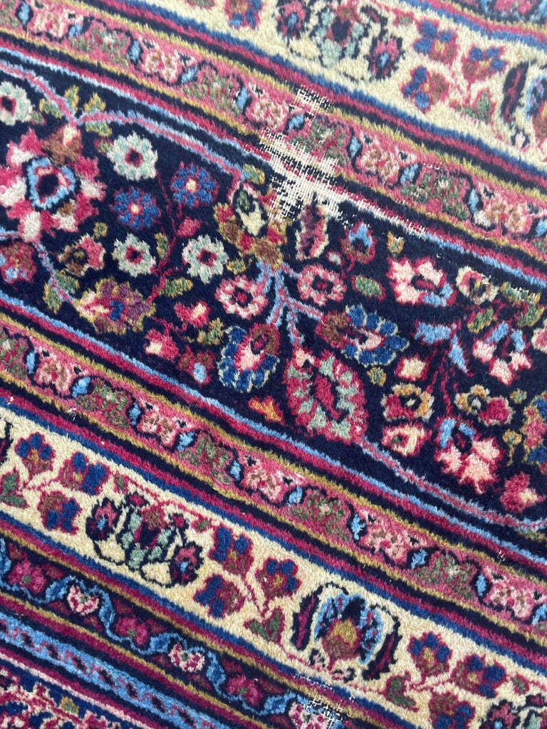 Antique Classical Rug in Jewel Tones with Signature, circa 1940's For ...