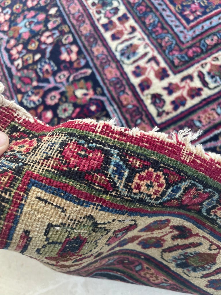 Antique Classical Rug in Jewel Tones with Signature, circa 1940's For ...