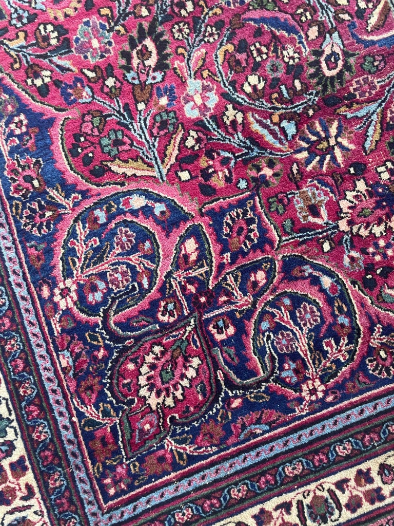 Antique Classical Rug in Jewel Tones with Signature, circa 1940's For ...