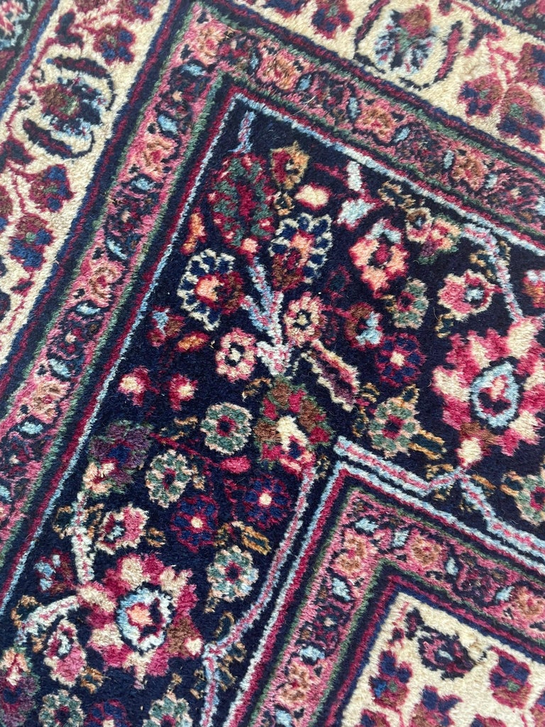 Antique Classical Rug in Jewel Tones with Signature, circa 1940's For ...