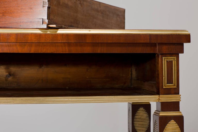 Antique Classicism Russian Mahogany Table with Brass, 18th Century For ...