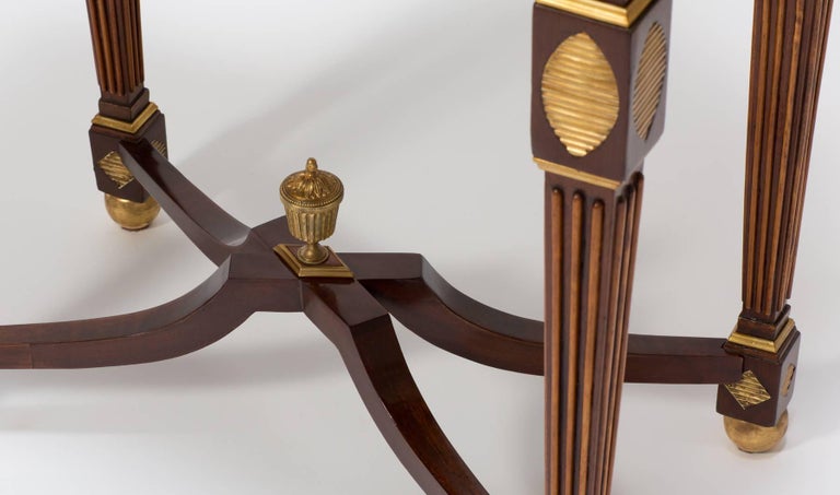 Antique Classicism Russian Mahogany Table with Brass, 18th Century For ...