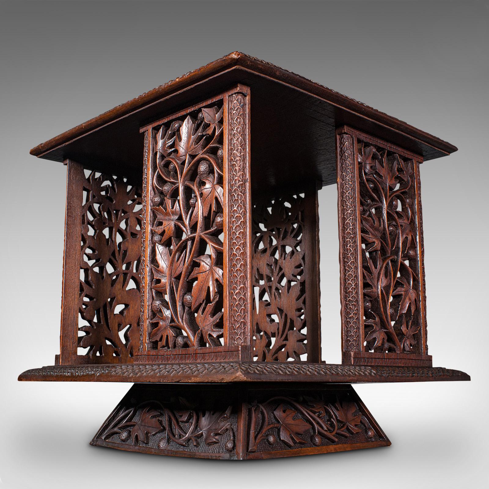 Antique Cleric's Rotary Bookcase, Chinese, Revolving Book Shelf ...