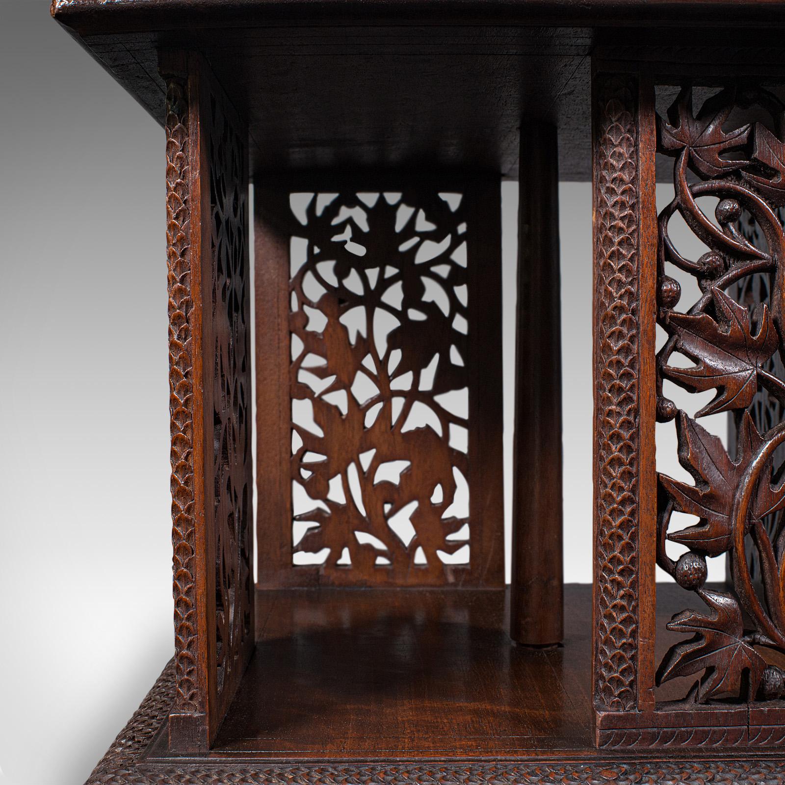 Antique Cleric's Rotary Bookcase, Chinese, Revolving Book Shelf ...