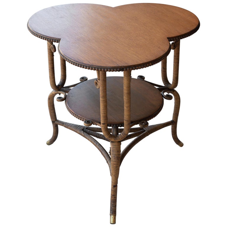 Antique Clover Leaf Table at 1stDibs