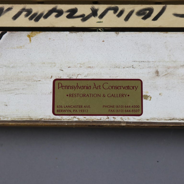 Antique Coastal Oil on Canvas Painting by John Olsen Hammerstad, Circa ...