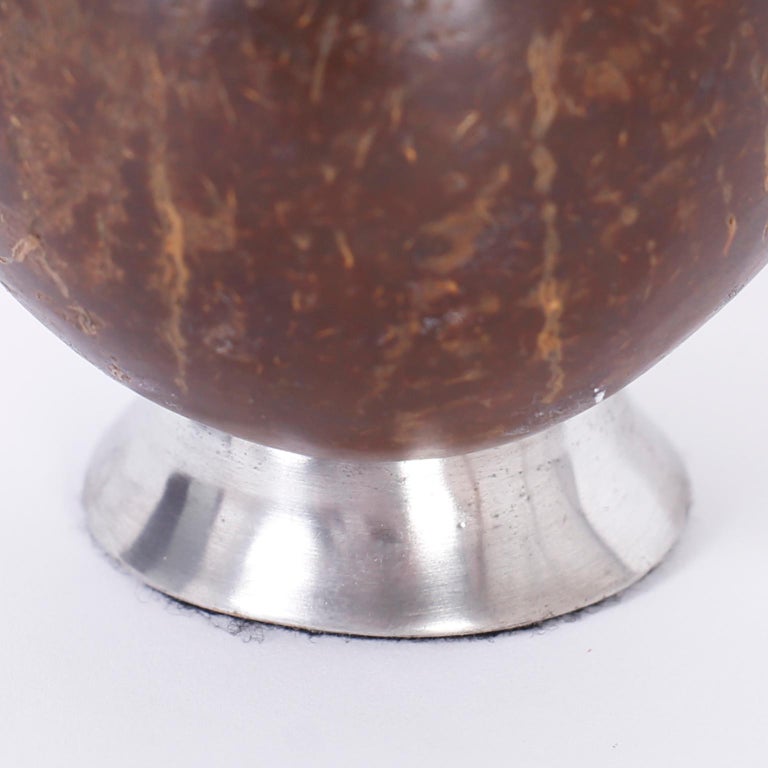 Antique Coconut Lidded Container at 1stdibs