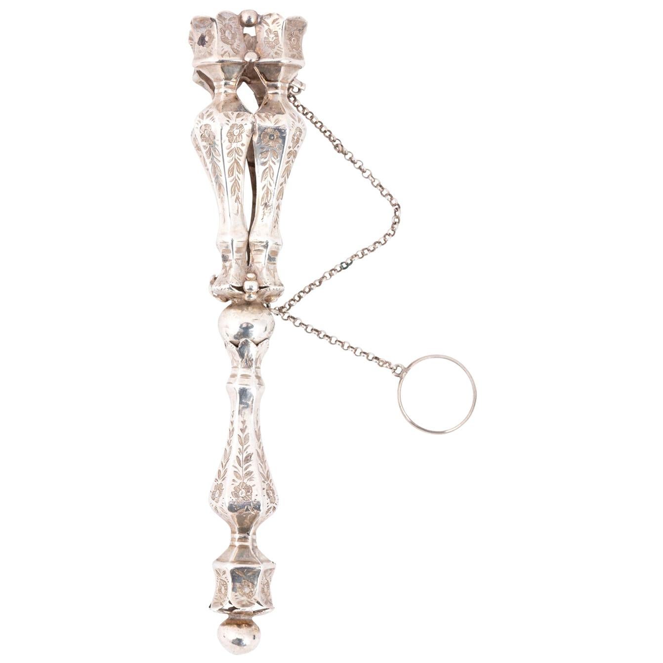 Antique Coin Silver 1860s Tussie Mussie at 1stDibs