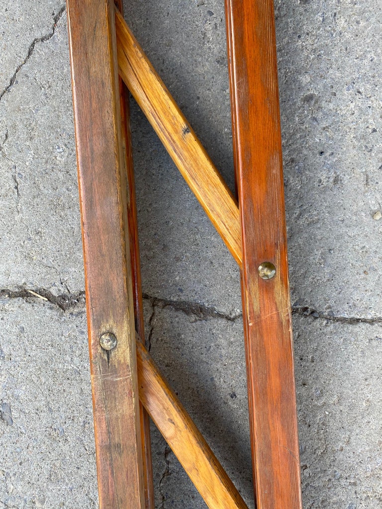 Antique Collapsable Folding, Space Saving, Ladder, Ingenious Design at ...