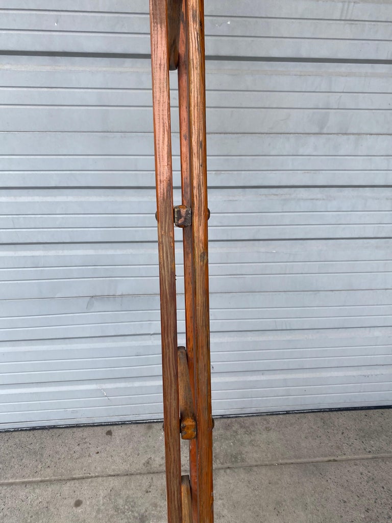 Antique Collapsable Folding, Space Saving, Ladder, Ingenious Design at ...