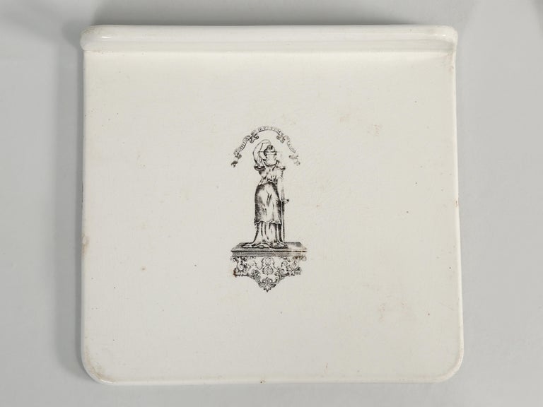 Antique Collection of '10' Ironstone Advertising Scale Plates, circa ...