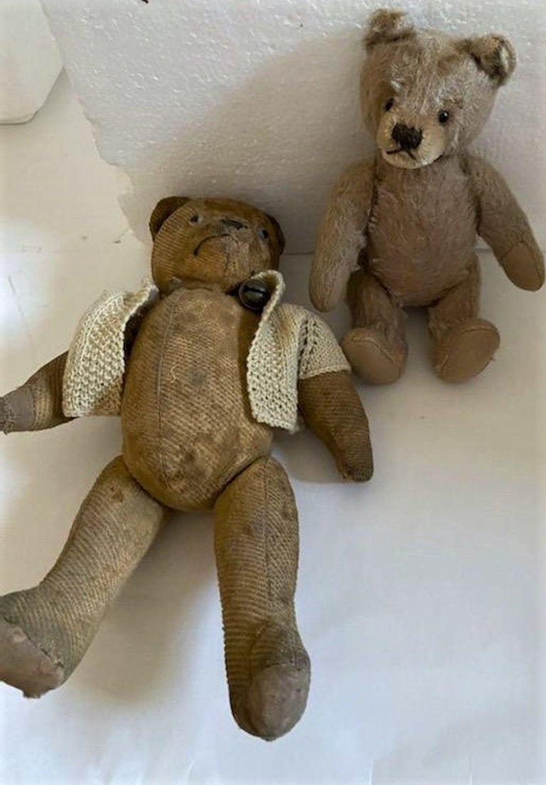 Antique Collection of Four Jointed Bears For Sale at 1stDibs