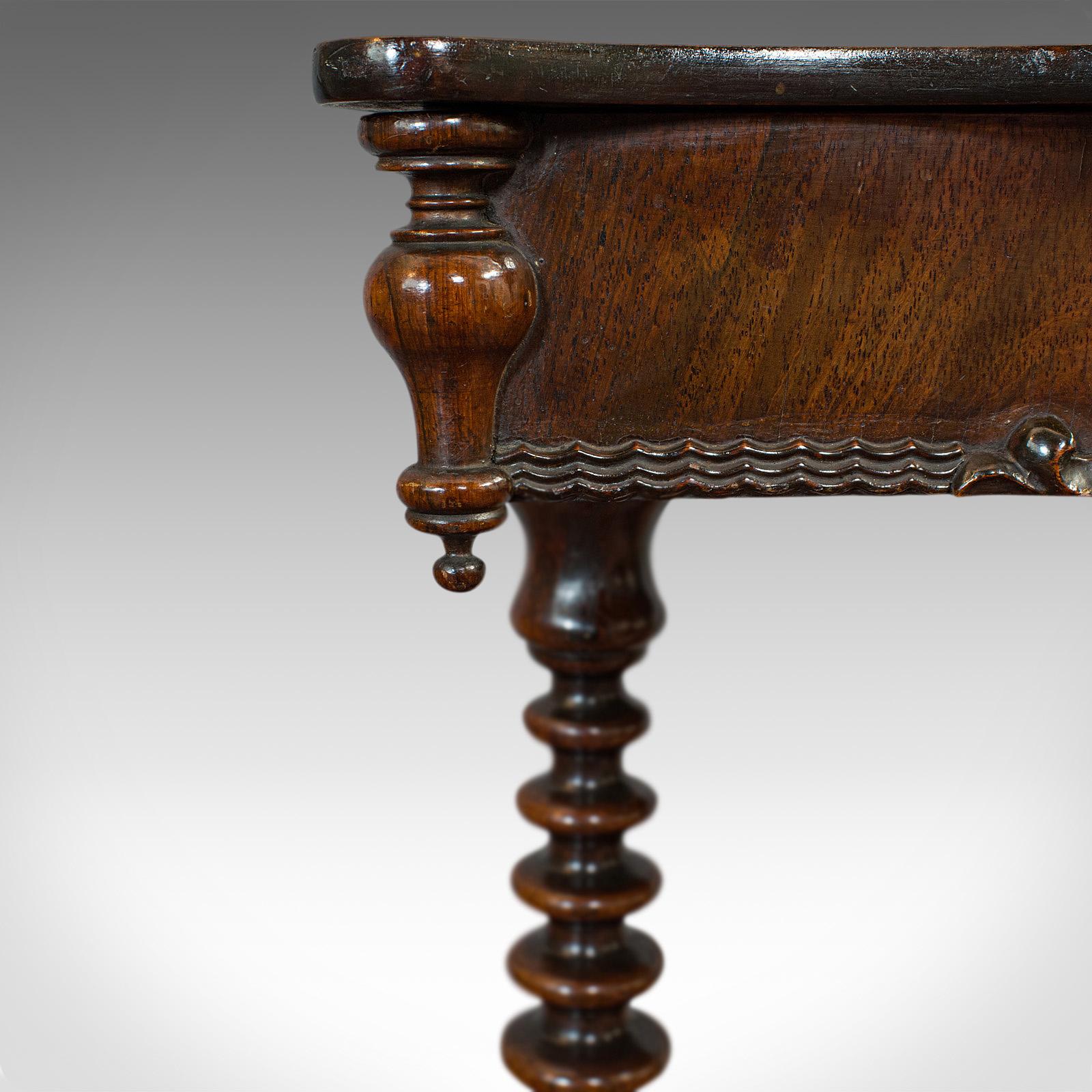 Antique Collector's Table, Walnut, Rosewood, Craft, Hobby Stand ...