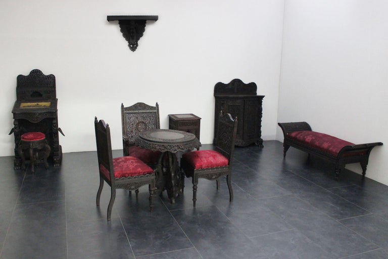Antique Colonial Lounge Chair For Sale at 1stDibs