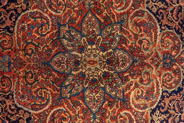 Antique Colorful Persian Sarouk Farahan Carpet, Colorful Palette For ...