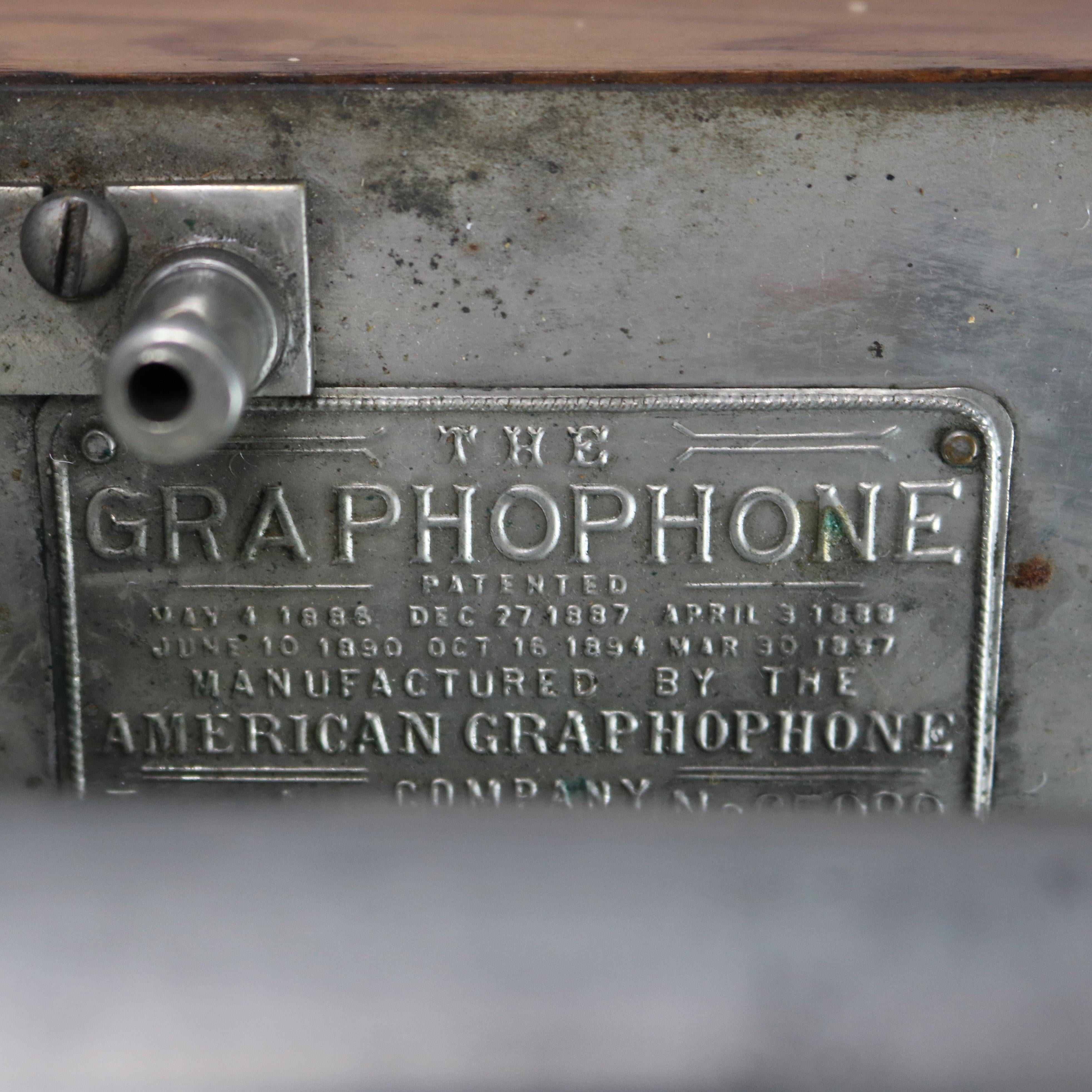 Antique Columbia Graphaphone Music Box, Circa 1910 at 1stDibs