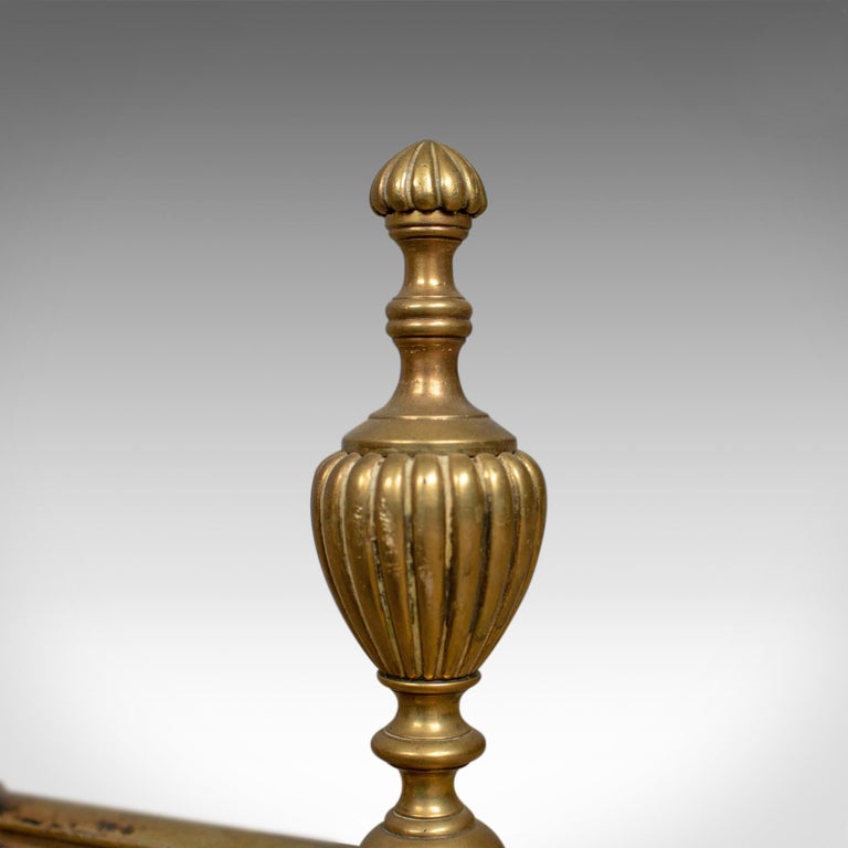 Antique Companion Set of Fire Irons on Rests, Classical Revival, circa ...