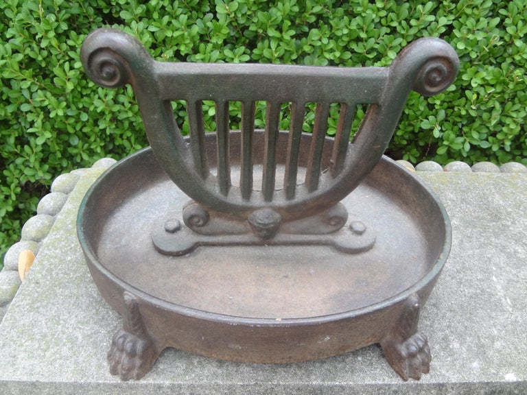 Antique Continental Neoclassical Style Iron Boot Scraper For Sale at ...