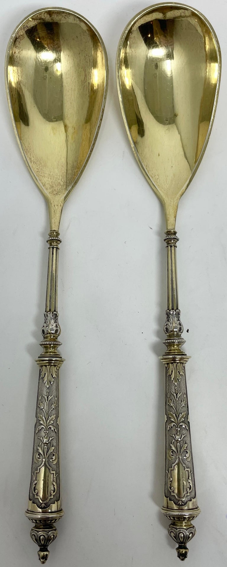 Antique Continental Silver Ice-Cream or Mousse Server in Original Box ...