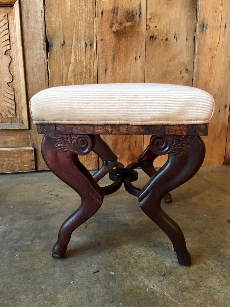 Antique Continental Stool For Sale at 1stdibs