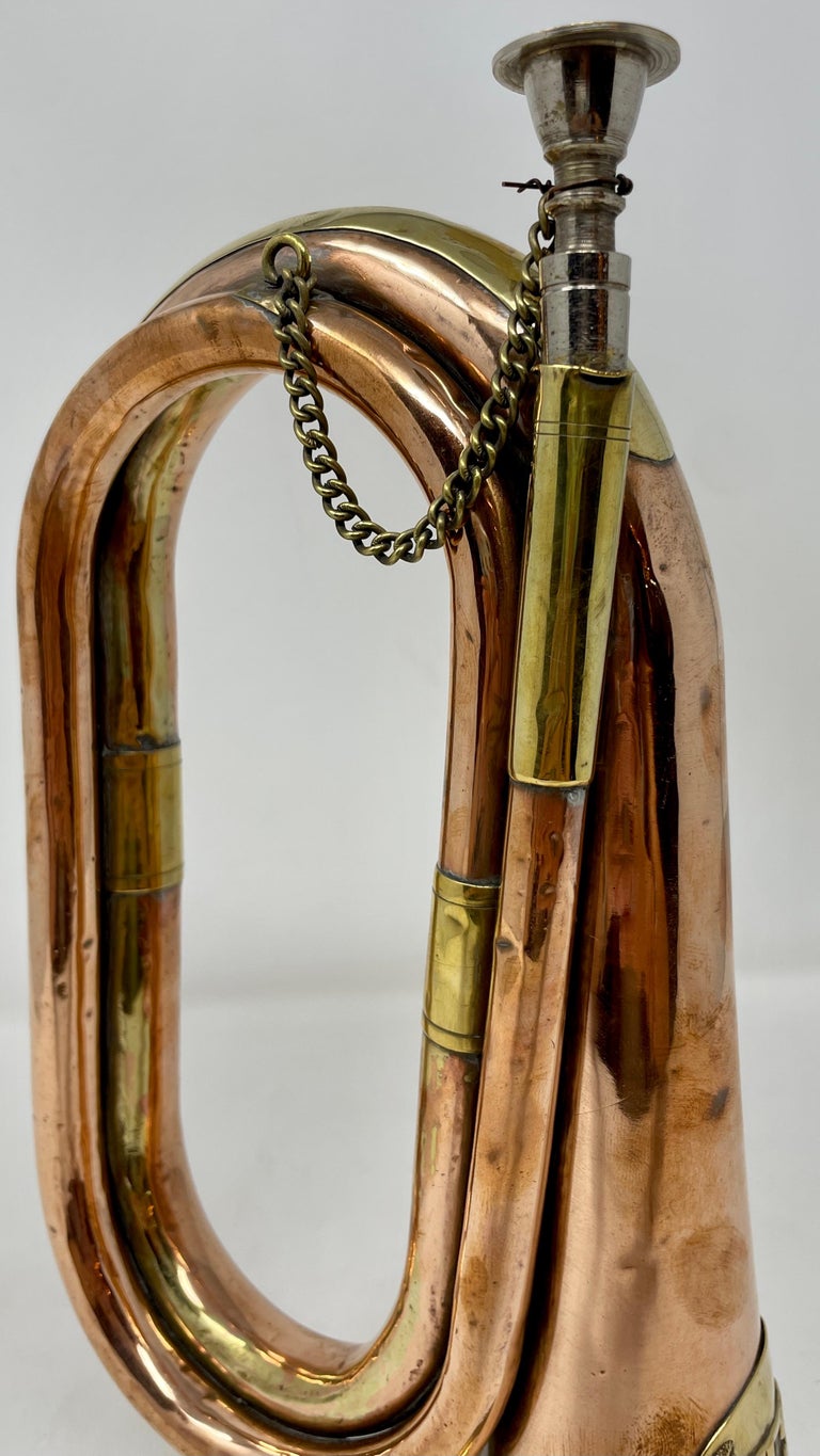 Antique Copper and Brass Military Bugle, Circa 1890-1910 at 1stDibs