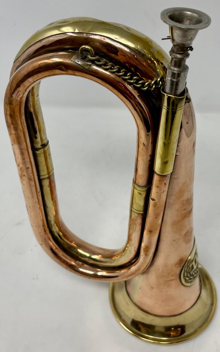 Antique Copper and Brass Military Bugle, Circa 1890-1910 at 1stDibs