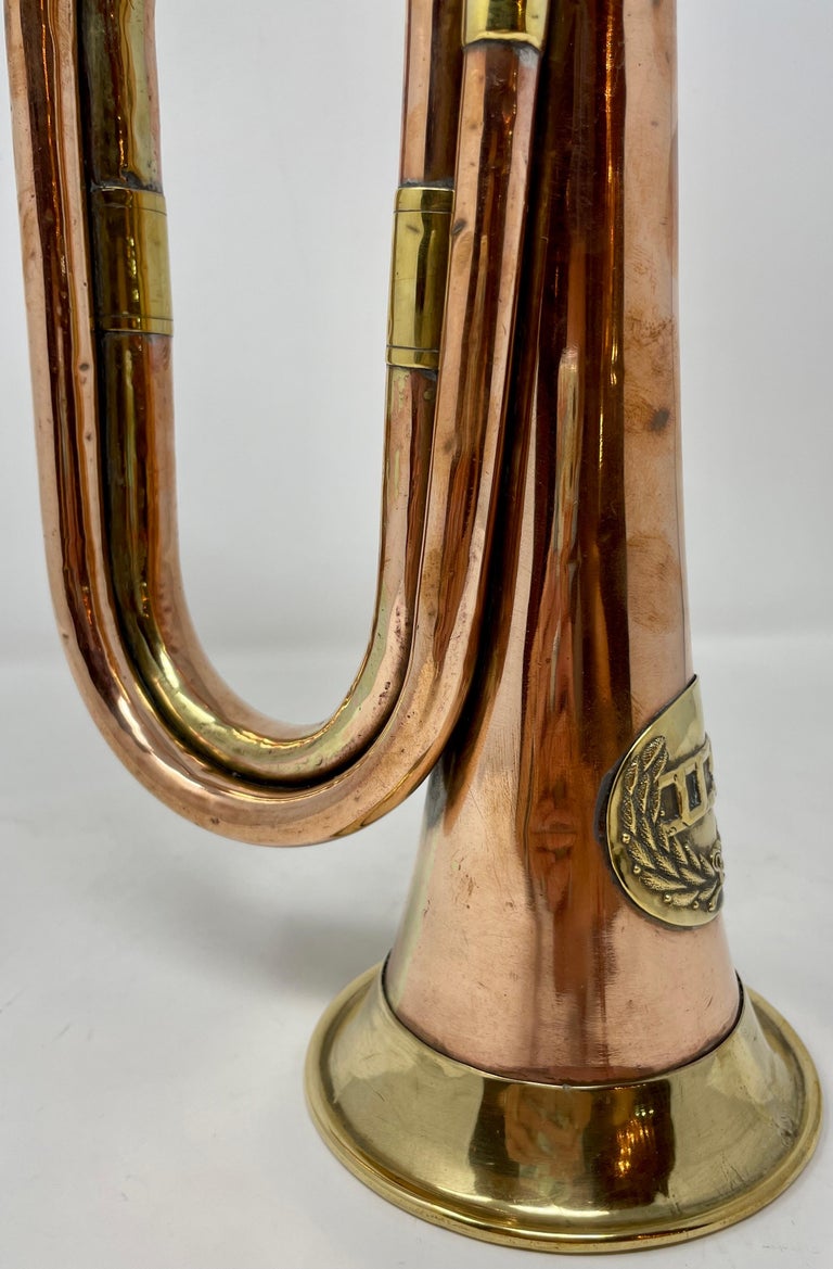 Antique Copper and Brass Military Bugle, Circa 1890-1910 at 1stDibs