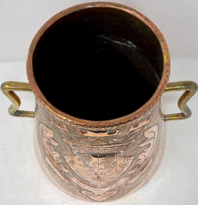 Antique Copper and Brass Watering Can, Circa 1890 For Sale at 1stDibs