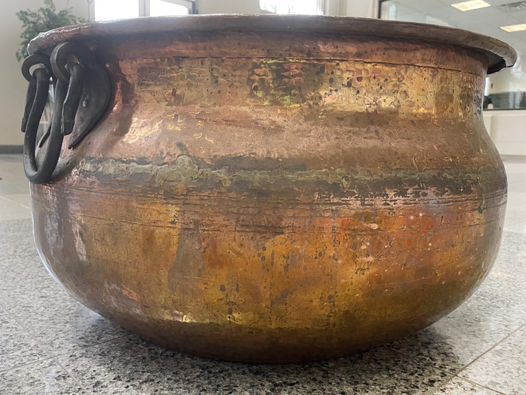 Antique Copper Cauldron at 1stDibs