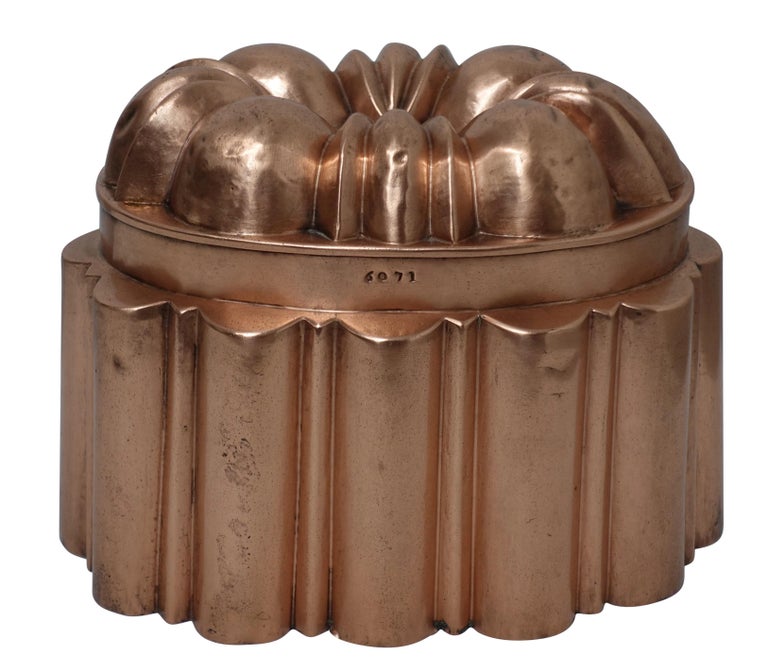 Antique Copper Jelly Mold, English 19th Century at 1stDibs