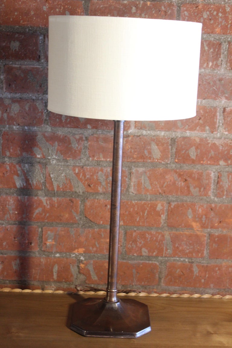 Antique Copper Lamp For Sale at 1stDibs
